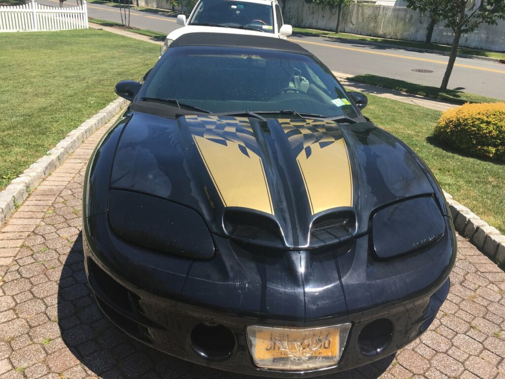 Black-on-Black 2000 Trans Am Convertible Is in Great Condition