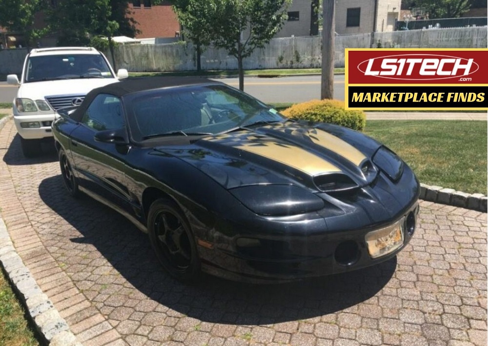 Black-on-Black 2000 Trans Am Convertible Is in Great Condition